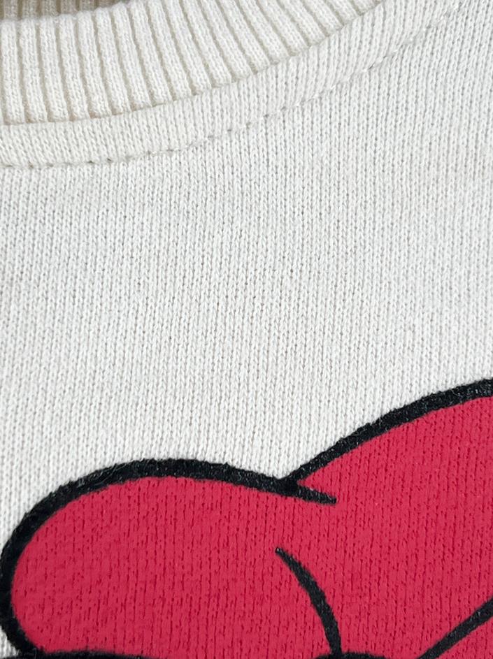 Moletom Zara Off White Mickey Mouse - CDU302 Original | Etiqueta Única