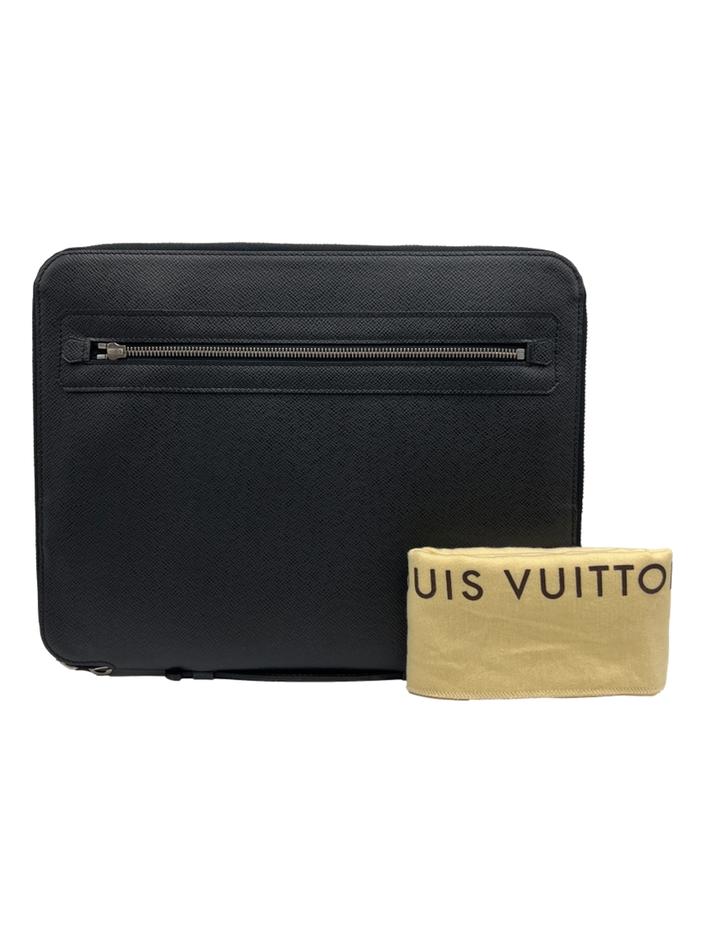 Pasta Louis Vuitton Taiga Preto - CVQU3 Original | Etiqueta Única