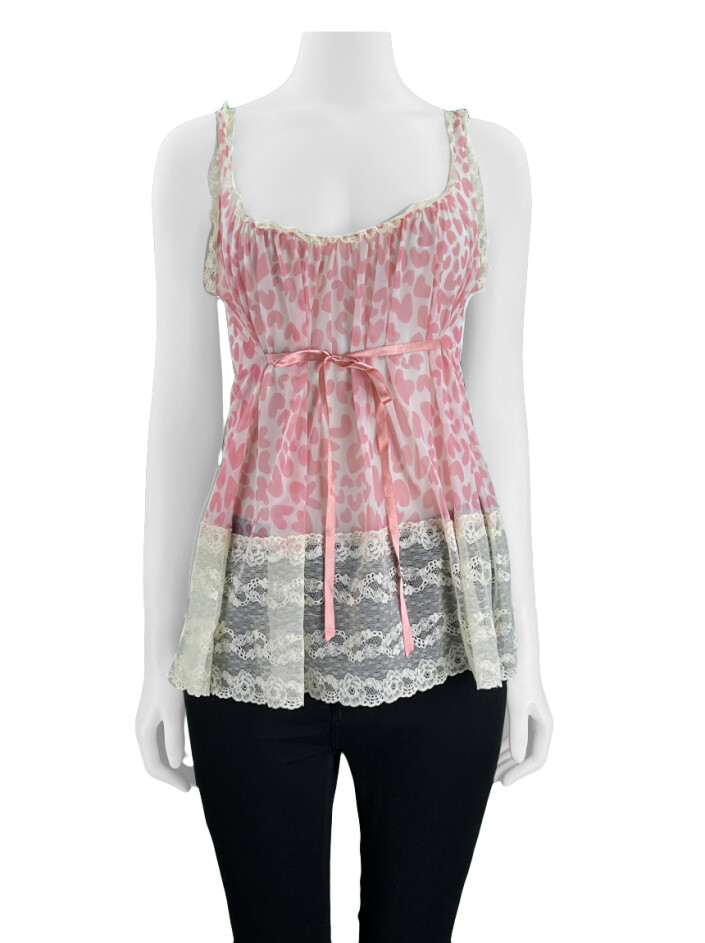 Pijama Victoria's Secret Transparente Coração Original - AFI190 ...