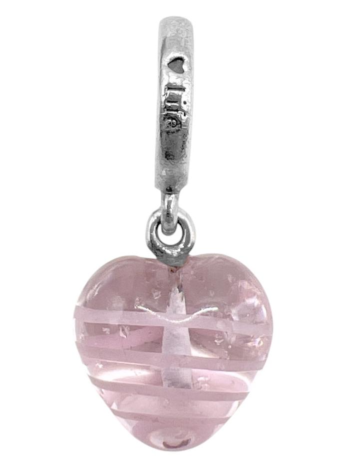 Pingente Pandora Coração Rosa - AGJQ96 Original | Etiqueta Única