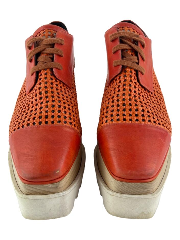 Plataforma Stella Mccartney Canyon Wicker Elyse Laranja - CEEJ6 ...