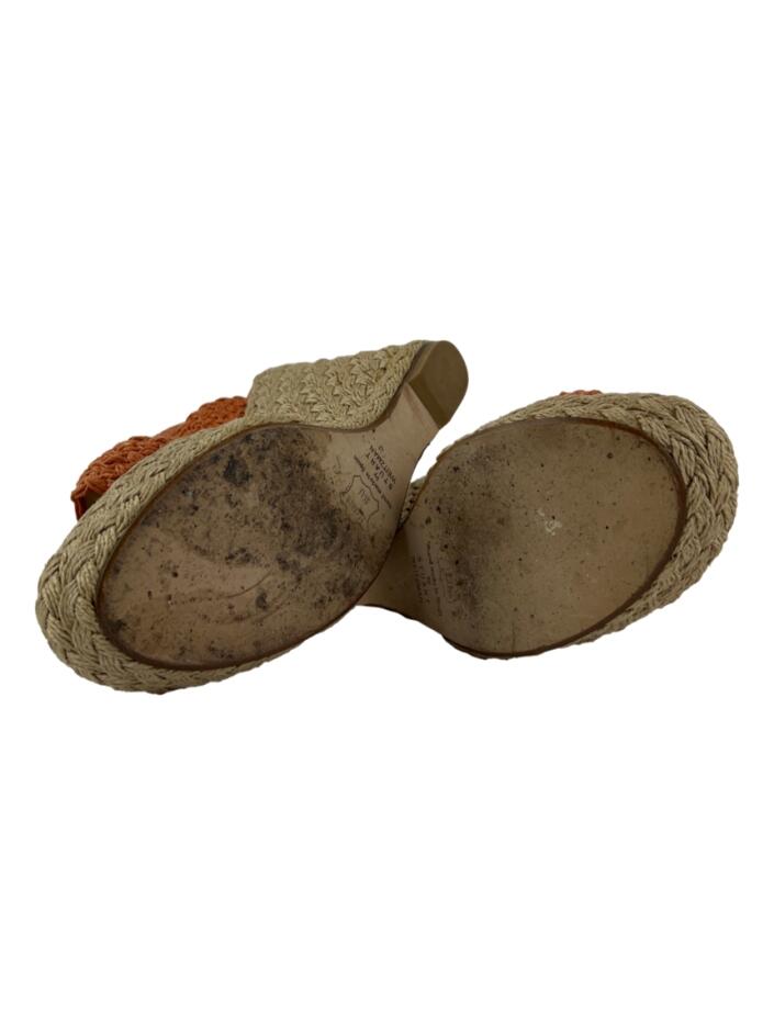 Plataforma Stuart Weitzman Alex Laranja - BCH6053 Original | Etiqueta Única