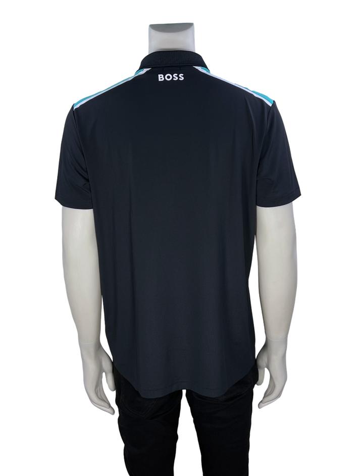 Polo Hugo Boss Logo Azul Marinho - CMSW319 Original | Etiqueta Única