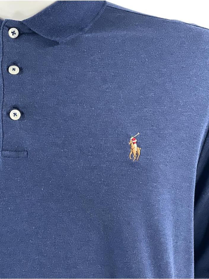 Polo Polo Ralph Lauren Logo Azul - DAWA71 Original | Etiqueta Única
