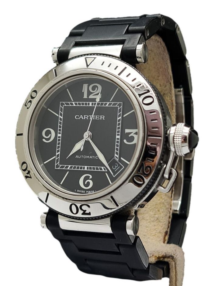 Relógio Cartier Pasha Seatimer Automático - MGK97 Original | Etiqueta Única
