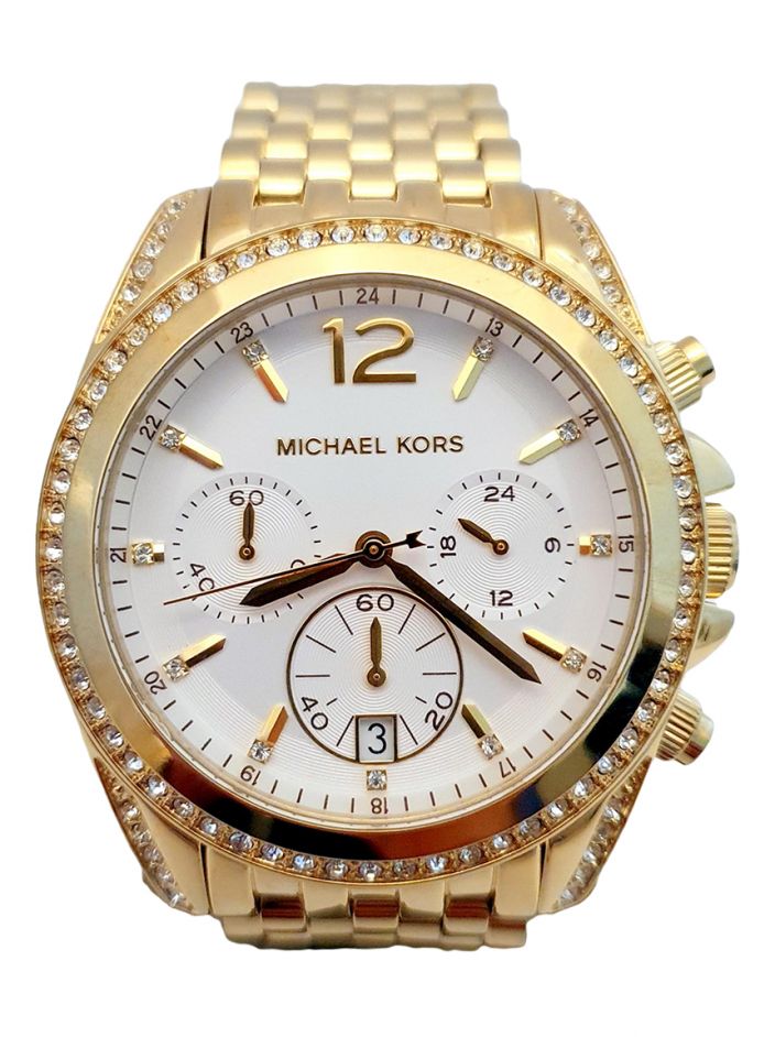 Relógio Michael Kors Chrono Dourado - REL49 Original | Etiqueta Única