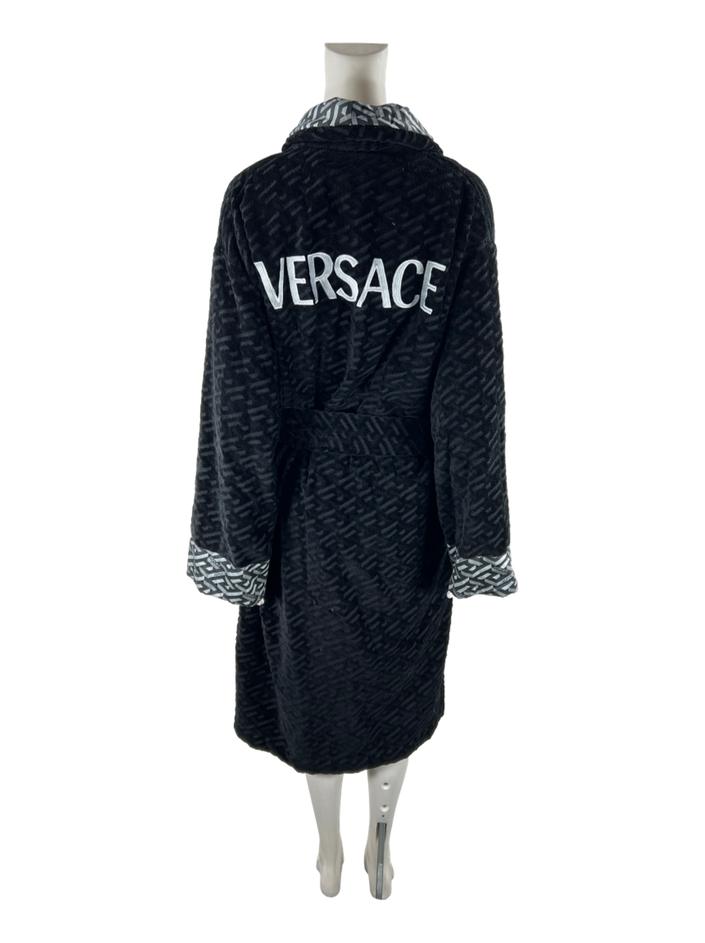 Robe Versace Texturizado Preto - CJWN8 Original | Etiqueta Única