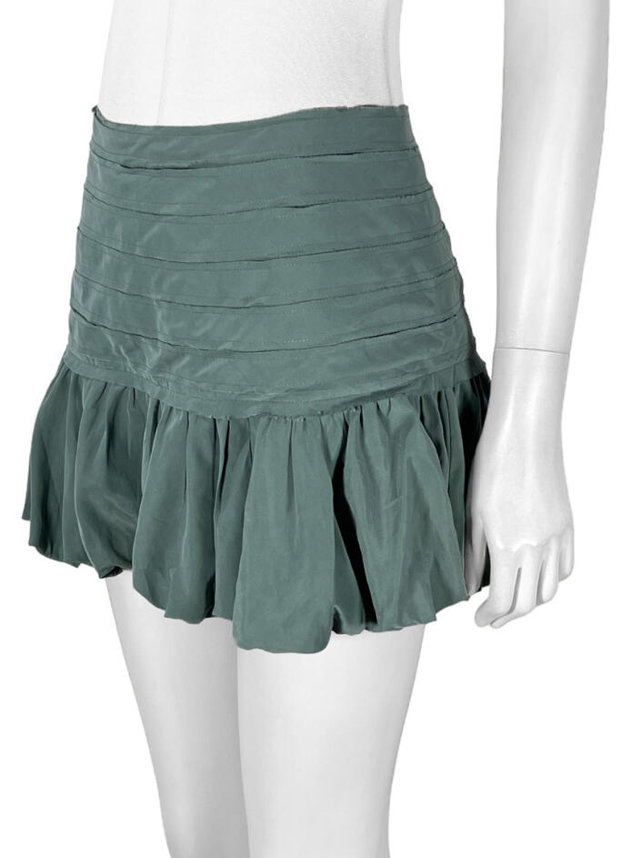 Saia John John Tecido Verde - CLAA79 Original | Etiqueta Única