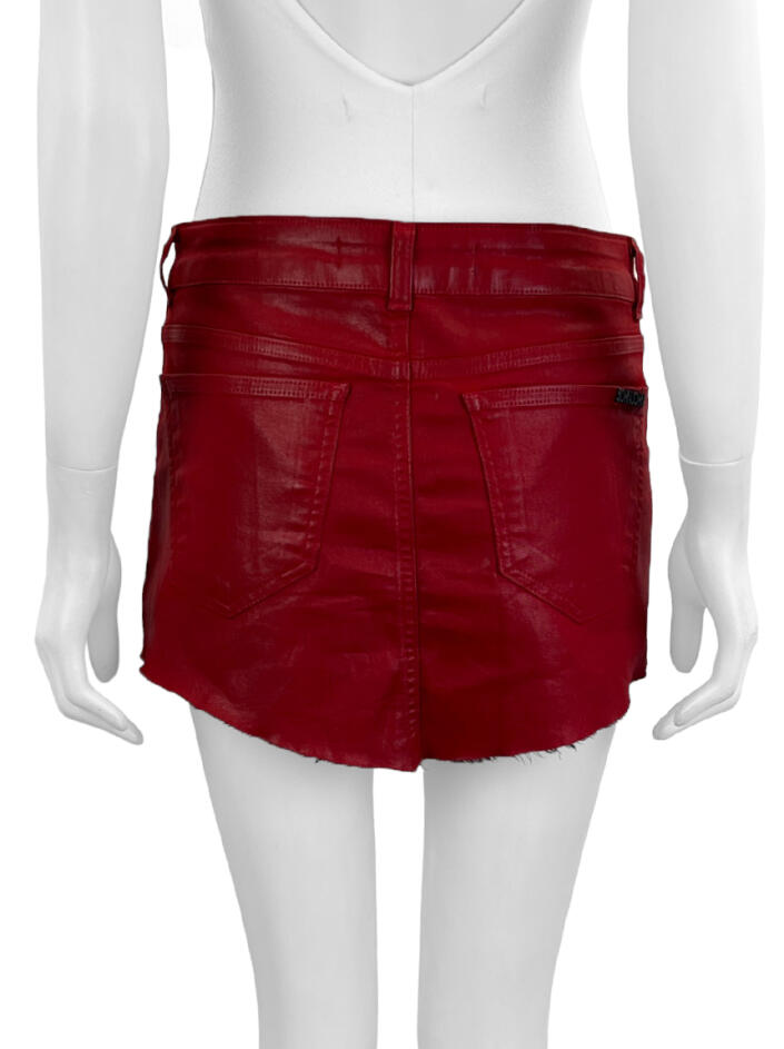 Saia John John Tecido Vermelho - TFN58 Original | Etiqueta Única