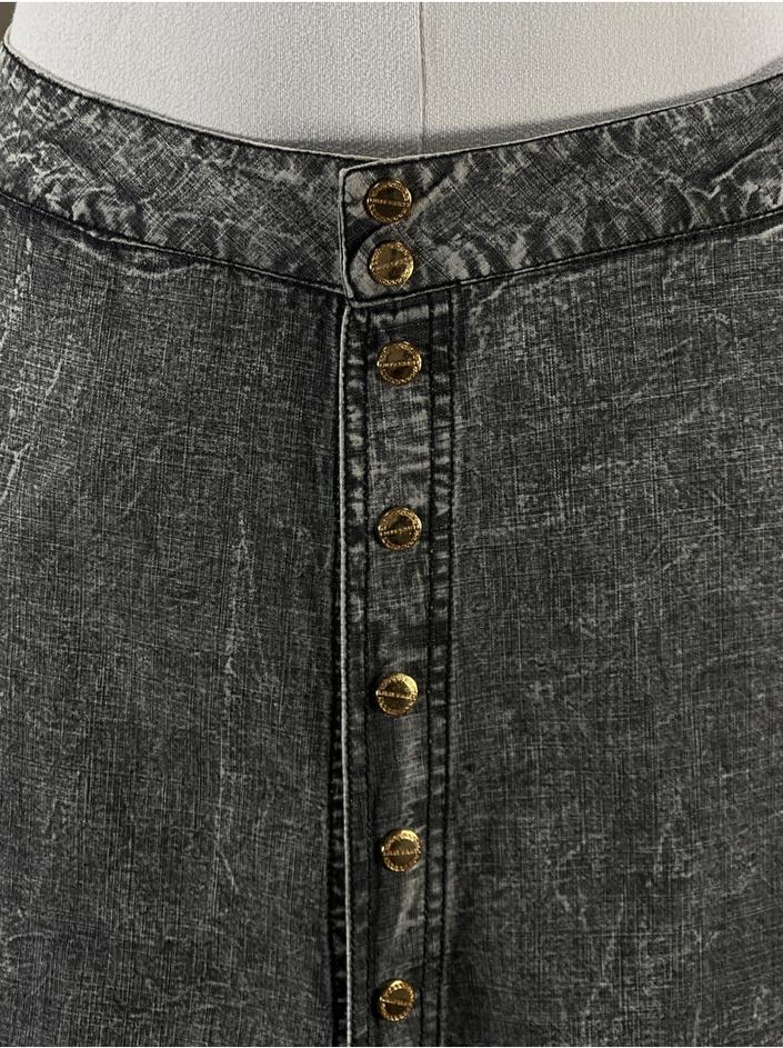 Saia Lilly Sarti Blue Label Jeans Cinza - CWAF135 Original | Etiqueta Única