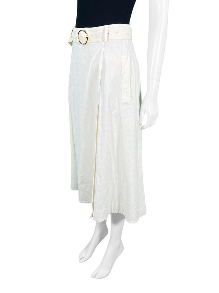 Saia NK Store Tecido Off White - BLU124 Original | Etiqueta Única