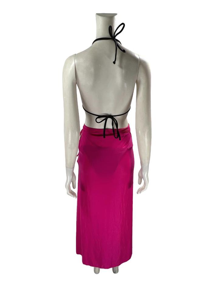 Saída de Praia Lenny Niemeyer Tecido Rosa - CSIL487 Original | Etiqueta ...