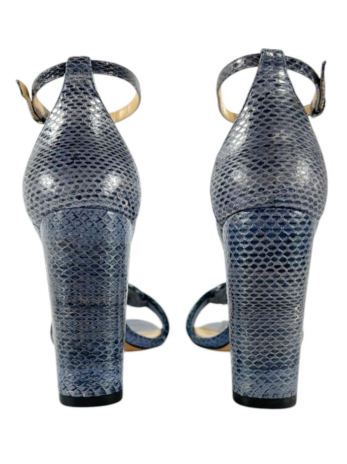 Sandália Alexandre Birman Python Azul - AQI456 Original | Etiqueta Única