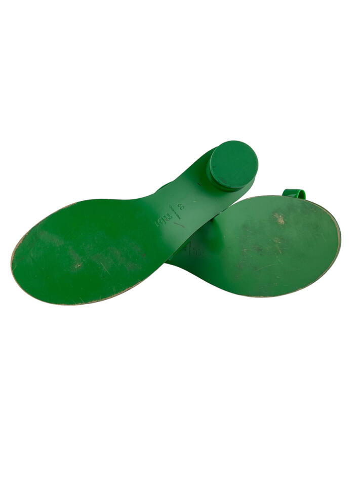 Sandália Tibi Tiras Verde - CHFC29 Original | Etiqueta Única
