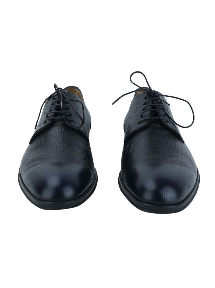 Sapato Boss Hugo Boss Oxford Couro Azul Marinho - KJB1 Original ...