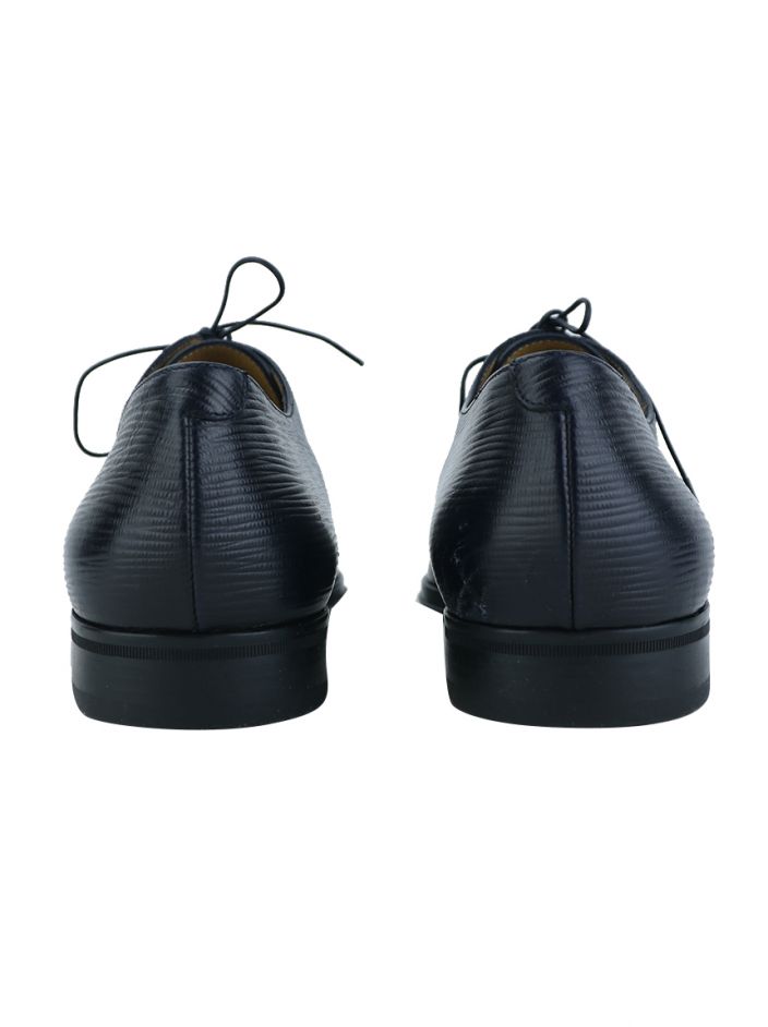 Sapato Boss Hugo Boss Oxford Couro Azul Marinho - KJB1 Original ...