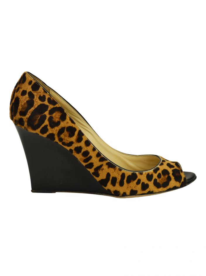 Sapato Jimmy Choo Cavalino Onça - AJO9 Original | Etiqueta Única