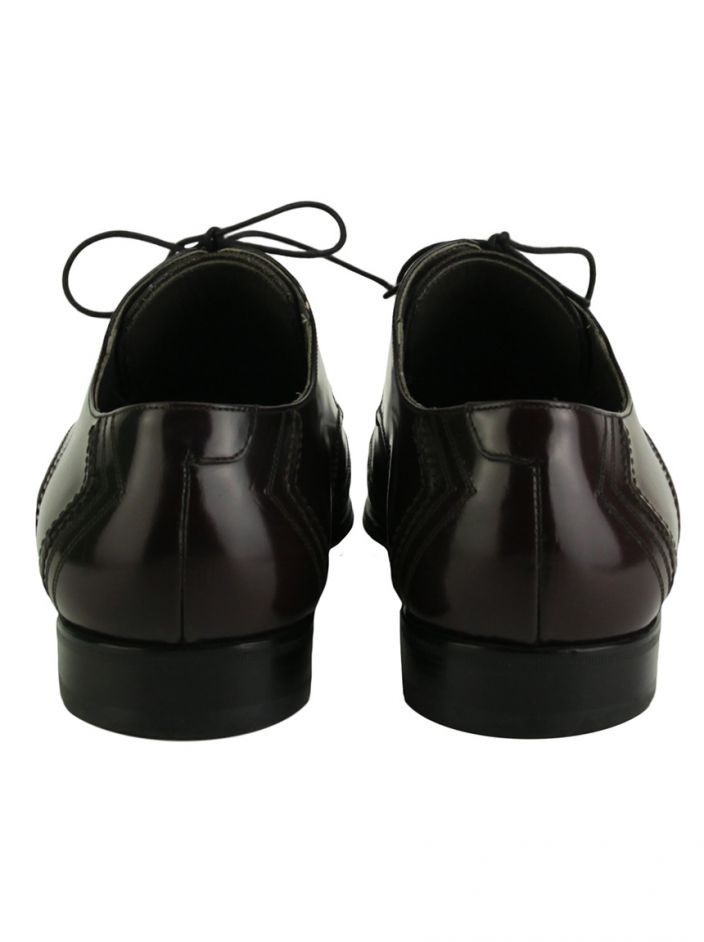 Sapato Versace Couro Vinho Original - DK278 | Etiqueta Única