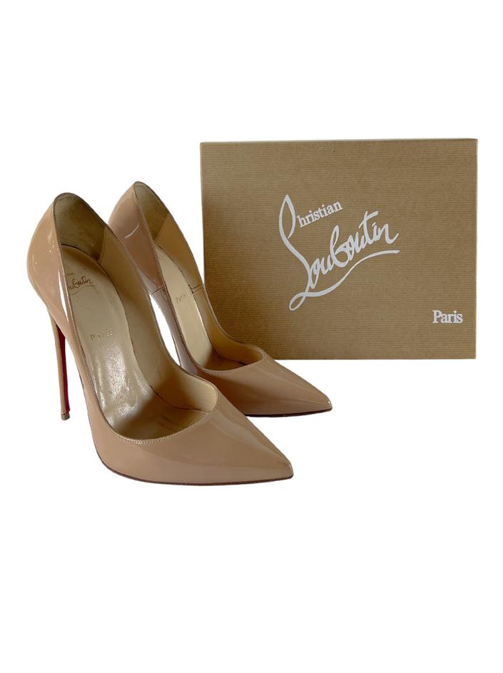 Scarpin Christian Louboutin So Kate Bege - DJH6 Original | Etiqueta Única