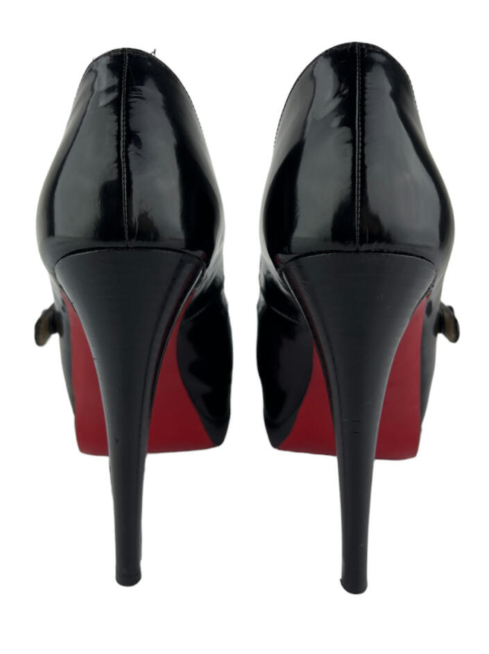 Scarpin Christian Louboutin Zeppa Preto - CGFY1 Original | Etiqueta Única
