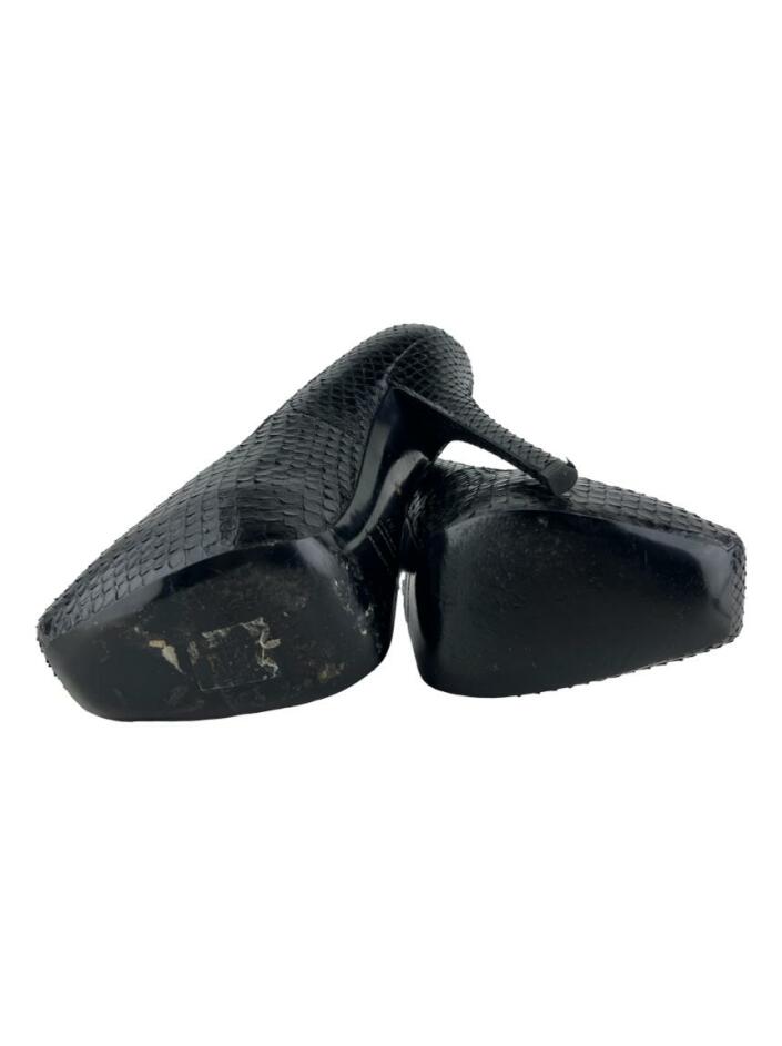 Scarpin Dolce & Gabbana Python Preto - CBWG2 Original | Etiqueta Única