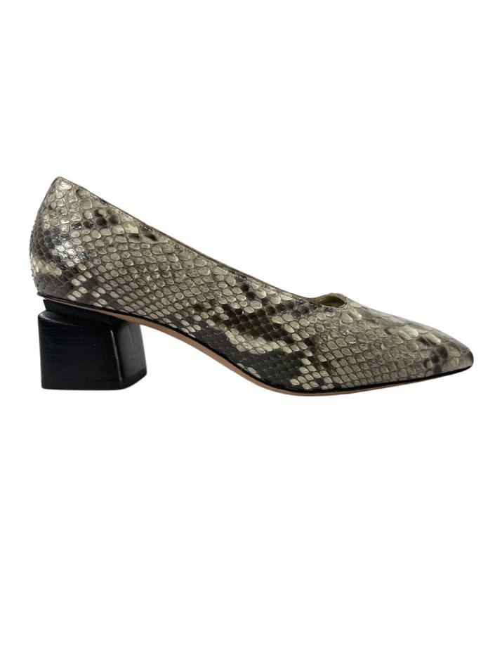 Scarpin Invitto Python Cinza - EAX97 Original | Etiqueta Única