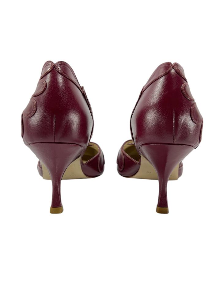 Scarpin Priscilla Whitaker Couro Roxo - CQGY3 Original | Etiqueta Única