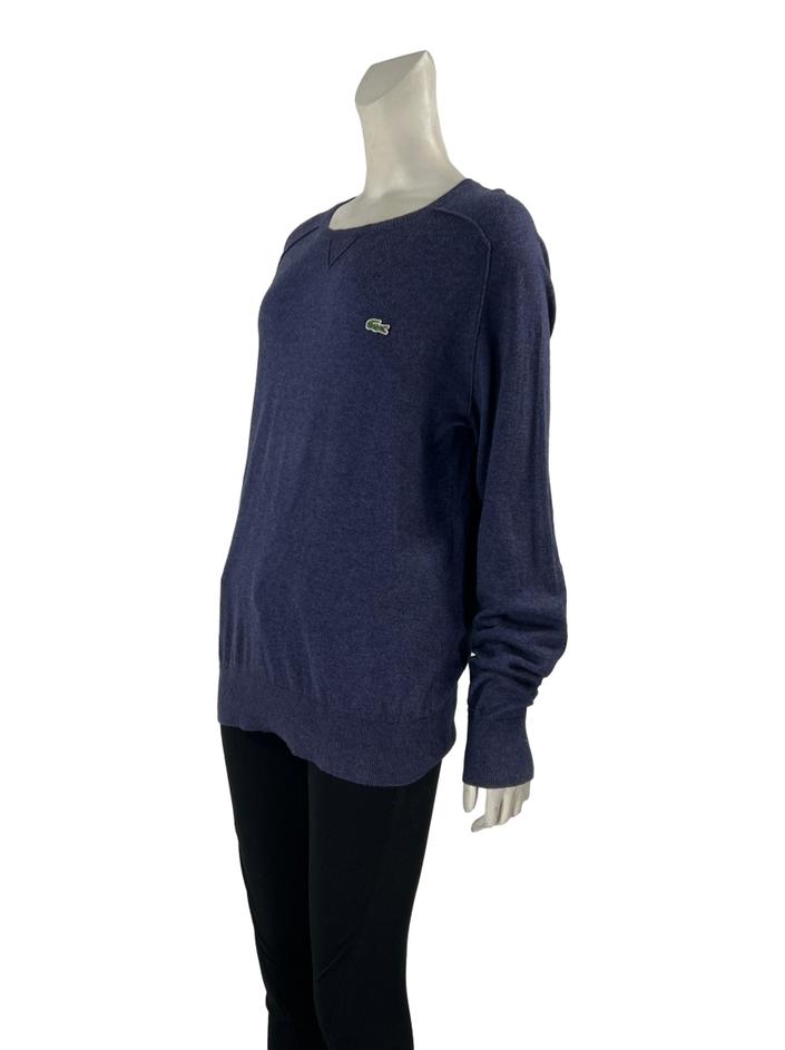 Suéter Lacoste Tecido Azul - OUM11 Original | Etiqueta Única
