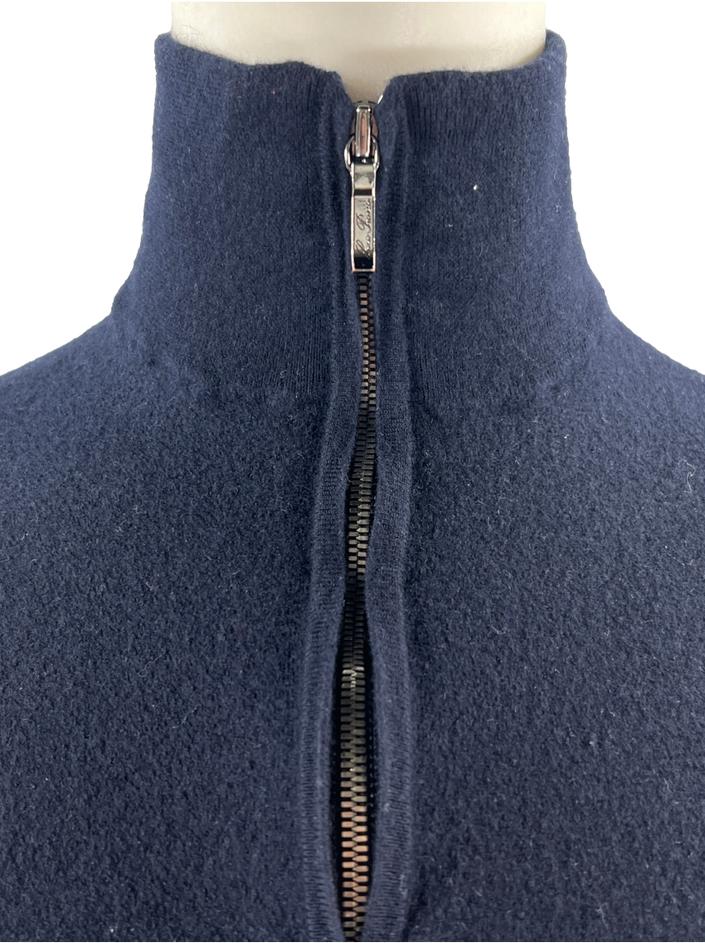 Suéter Loro Piana Lã Azul Marinho - FG257 Original | Etiqueta Única