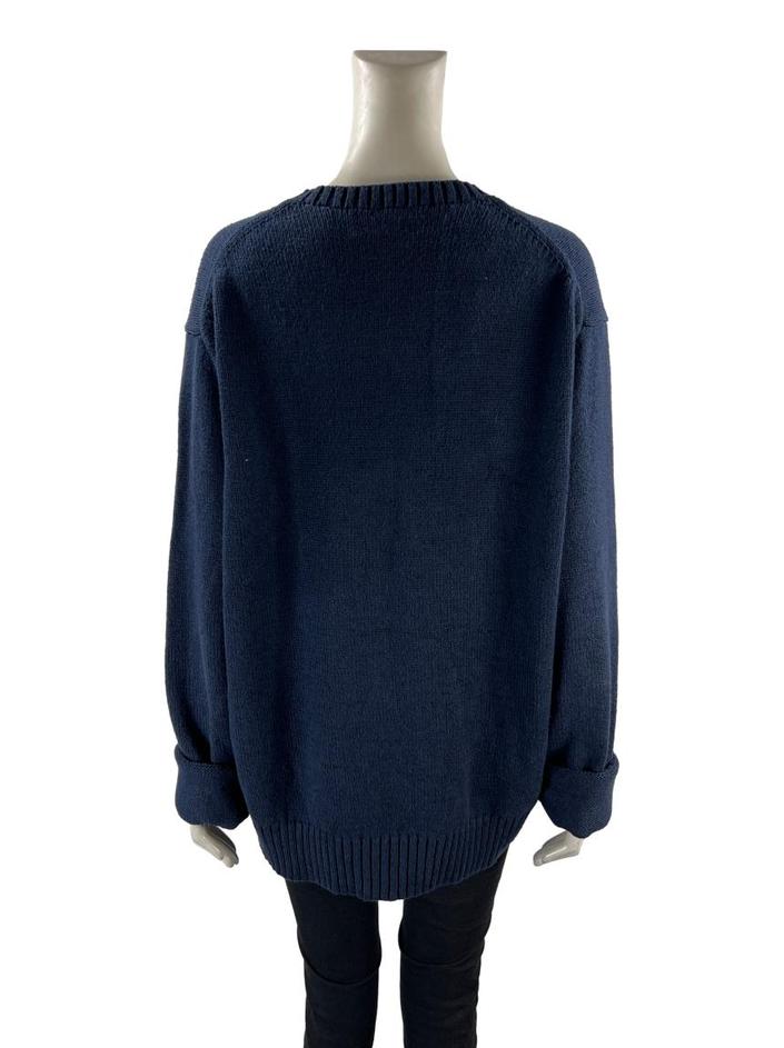 Suéter Polo Ralph Lauren Bear Tricot Azul - CZWN21 Original | Etiqueta ...