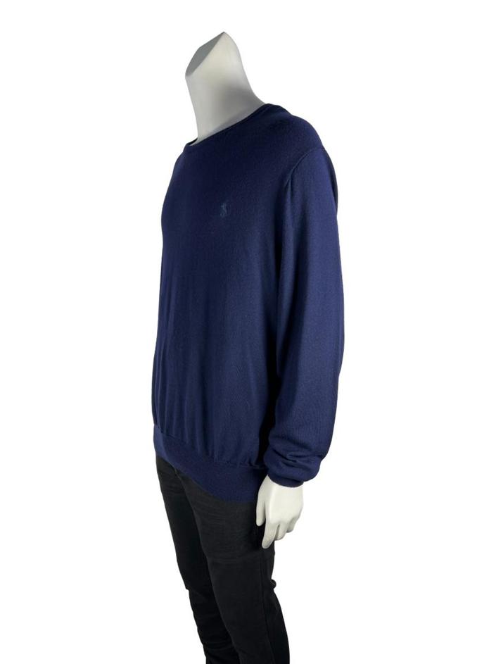 Suéter Polo Ralph Lauren Lã Merino Azul - ACMF94 Original | Etiqueta Única