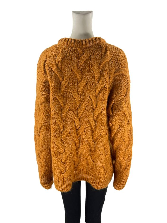 Suéter Zara Tricot Laranja - CYLX9 Original | Etiqueta Única