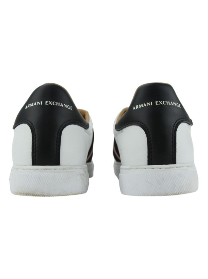 Tênis Armani Exchange Couro Branco - SHA5 Original | Etiqueta Única