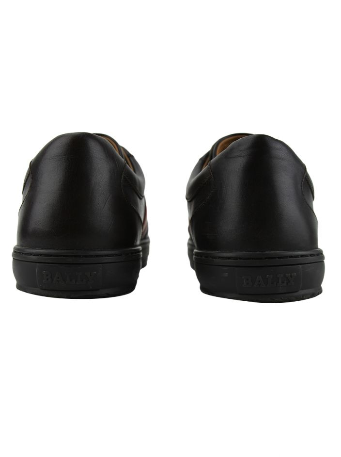 Tênis Bally Oriano Web Couro Marrom - CPE62 Original | Etiqueta Única