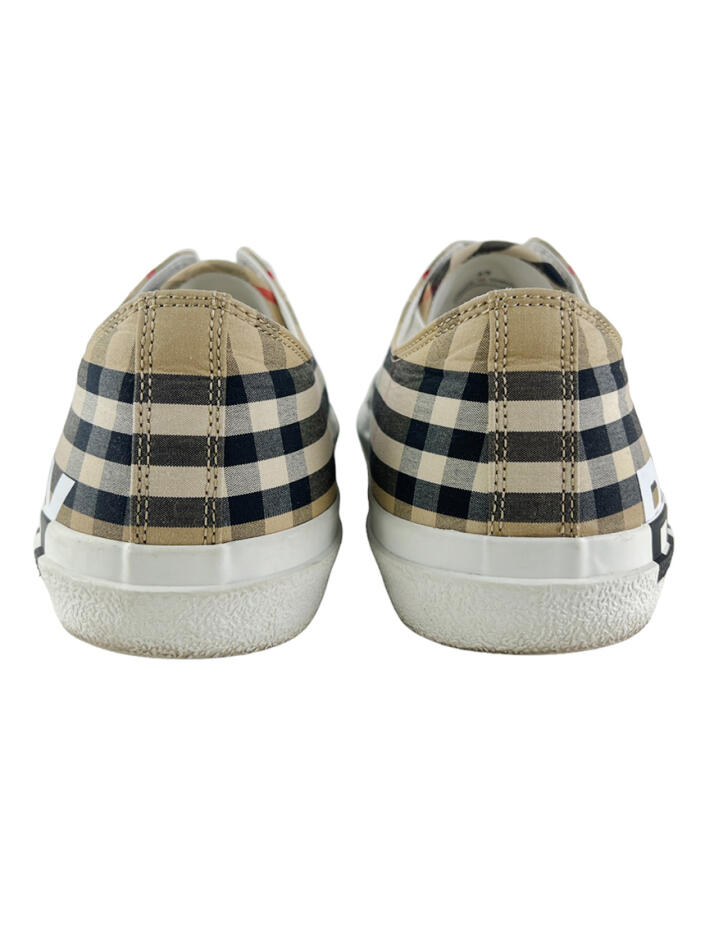 Tênis Burberry Larkhall Check - AHGU5 Original | Etiqueta Única