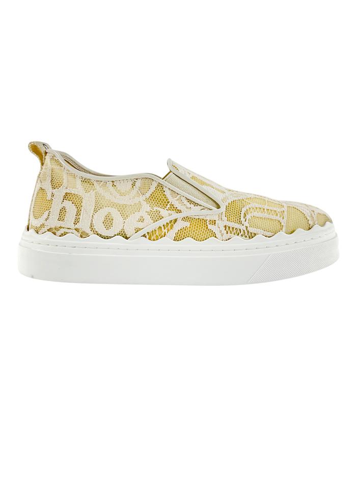Tênis Chloé Renda Off White - CYAH1 Original | Etiqueta Única