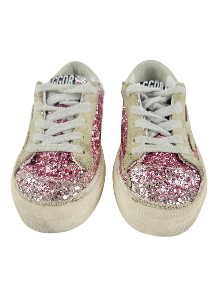 Tênis Golden Goose Deluxe Brand Glitter Rosa - CFIJ1 Original ...
