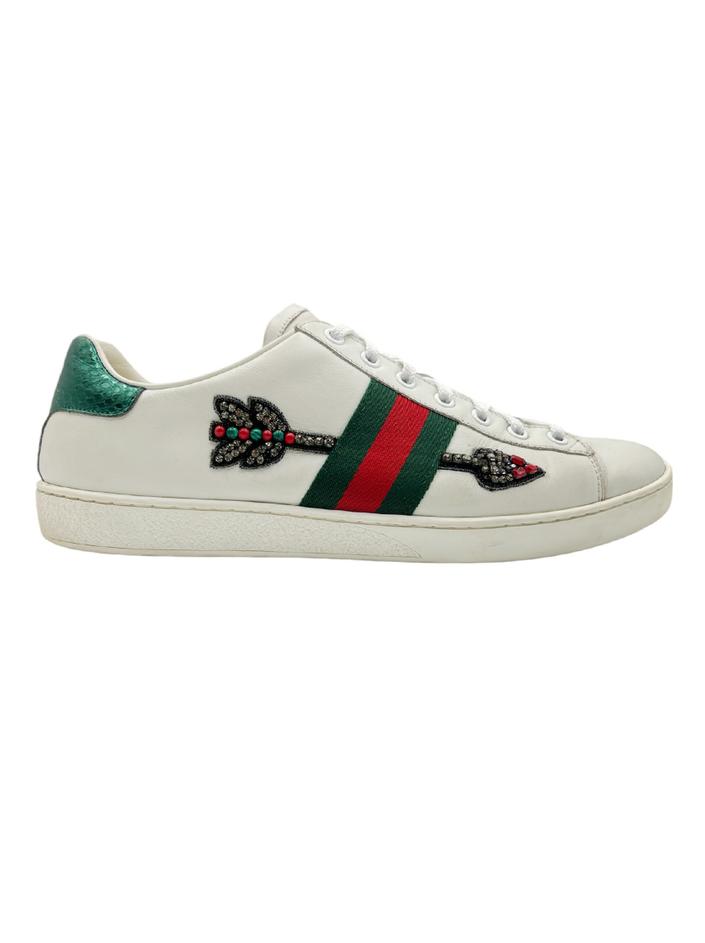 Tênis Gucci Ace 'Arrow' Branco - CMFN7 Original | Etiqueta Única