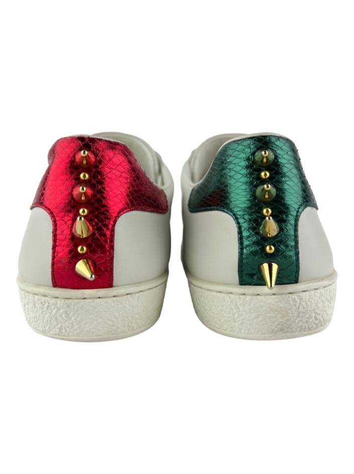 Tênis Gucci Ace Spikes Branco - CDTY3 Original | Etiqueta Única