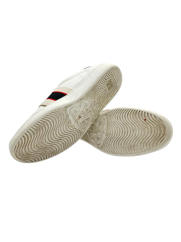 Tênis Gucci Ace Stripe Off-White - CHPA21 Original | Etiqueta Única
