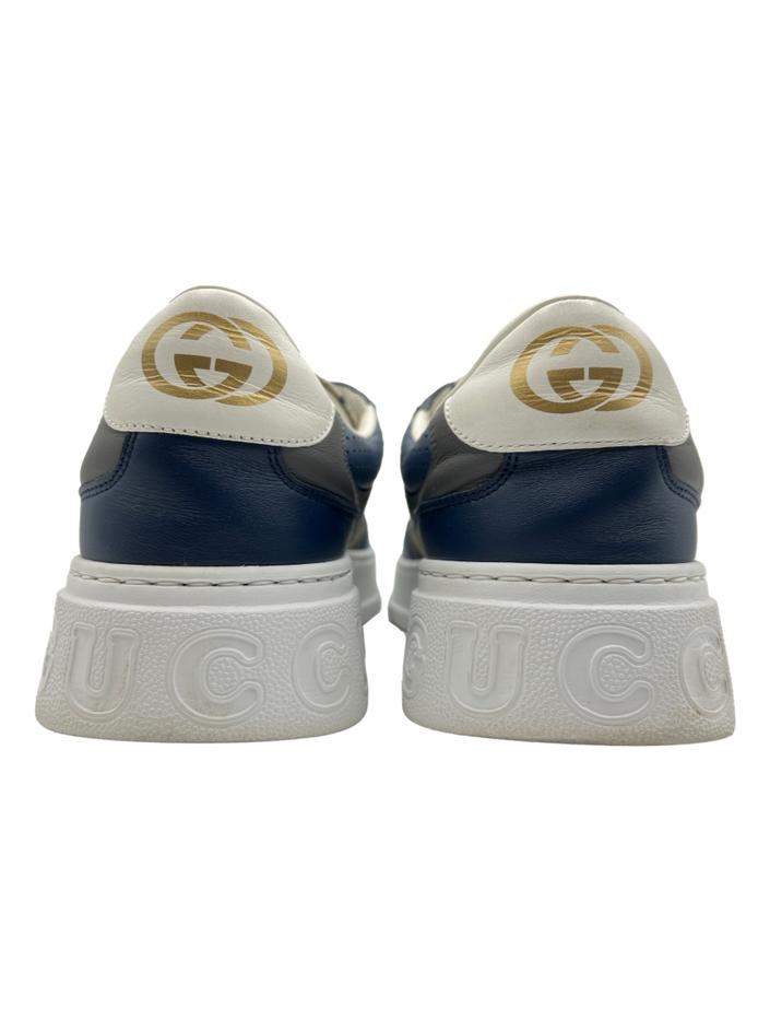 Tênis Gucci Couro GG Azul - COFJ9 Original | Etiqueta Única