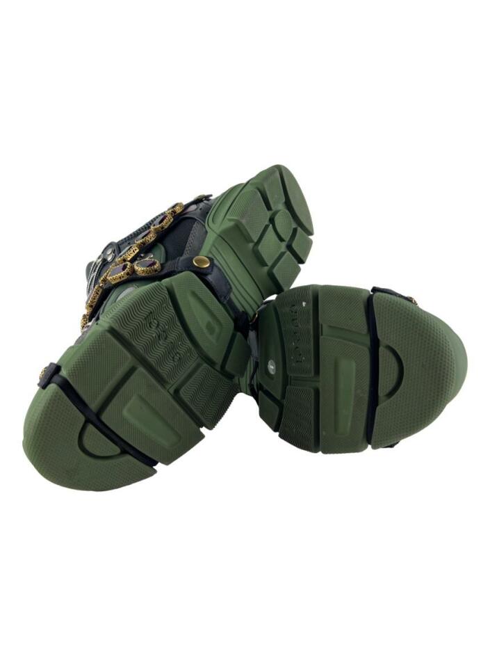 Tênis Gucci Flashtrek Sega Green Removable Crystal - BUI30 Original ...