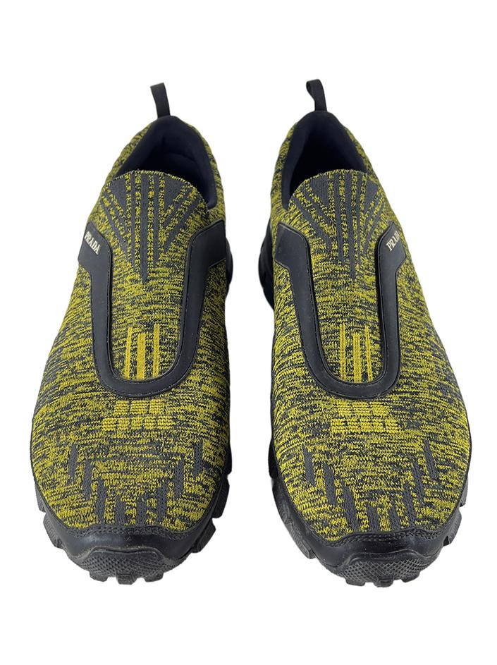 Tênis Prada Cross Section Verde - BJYC46 Original | Etiqueta Única