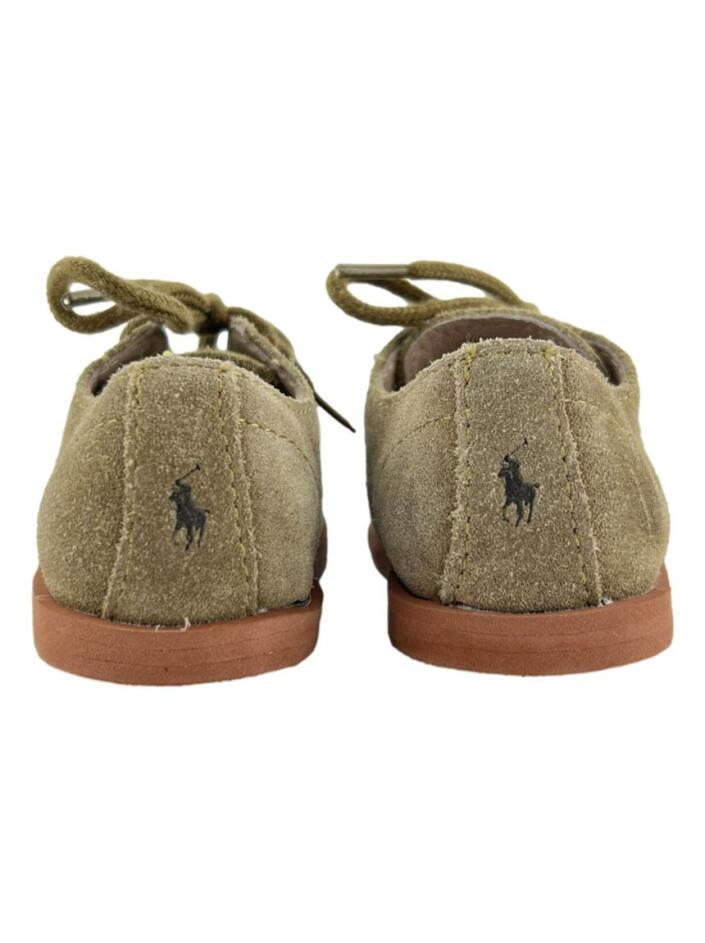 Tênis Ralph Lauren Morgan Bege - JGL43 Original | Etiqueta Única