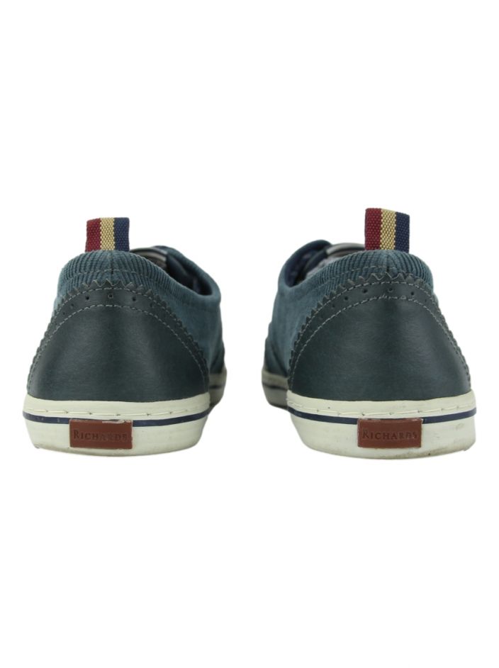 Tênis Richards Couro Cambridge Azul Original - MFB21 | Etiqueta Única