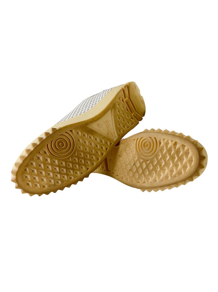 Tênis Salvatore Ferragamo Couro Branco - BZOH14 Original | Etiqueta Única