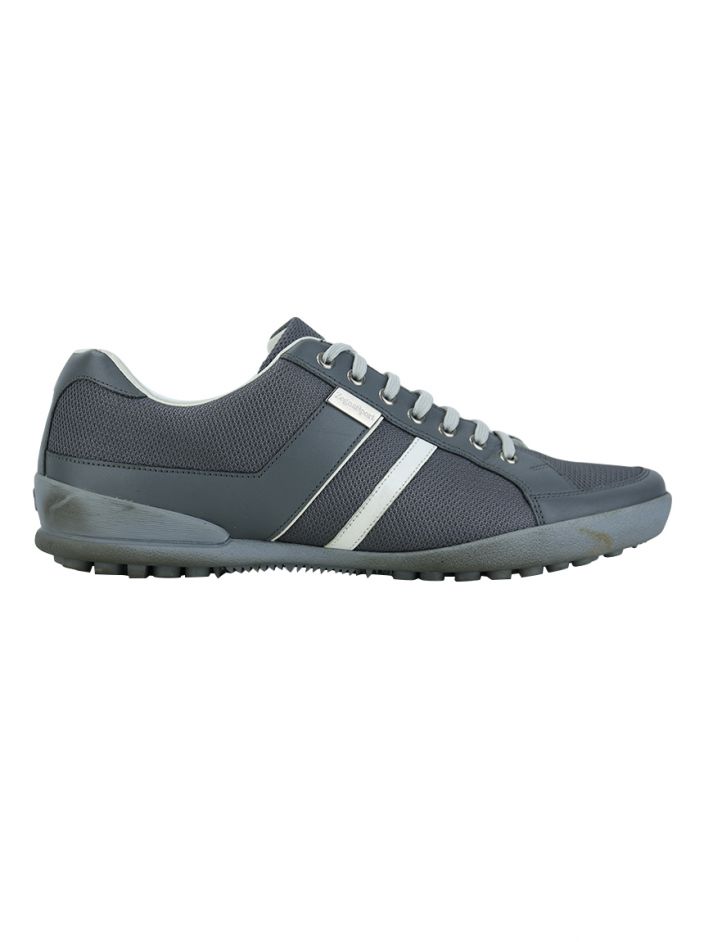 Tênis Zegna Sport Tecido Cinza Masculino - GRT41 Original | Etiqueta Única