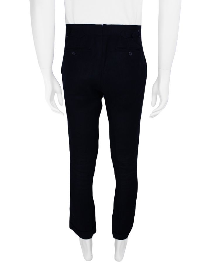 Terno Ralph Lauren Purple Label Linho Preto - MHG98 Original | Etiqueta ...
