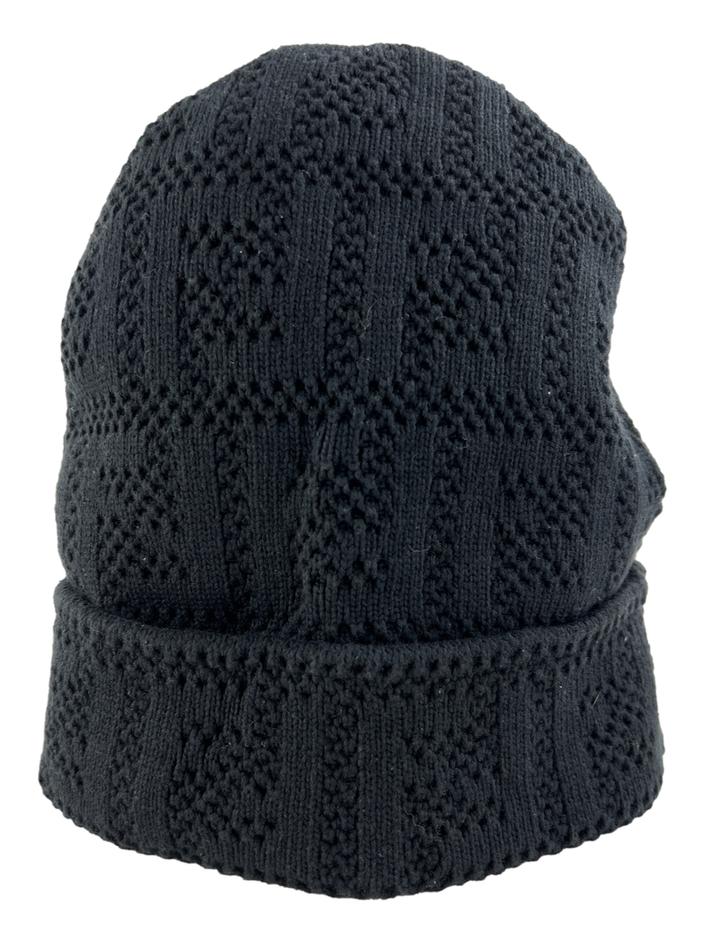 Touca Fendi Tricô Preta - CRRN3 Original | Etiqueta Única