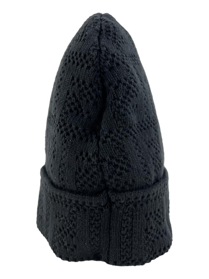 Touca Fendi Tricô Preta - CRRN3 Original | Etiqueta Única